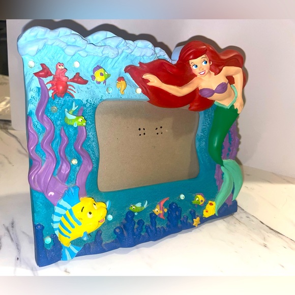 Disney | Accents | Disney Ariel 3d Photo Frame With Flounder And ...